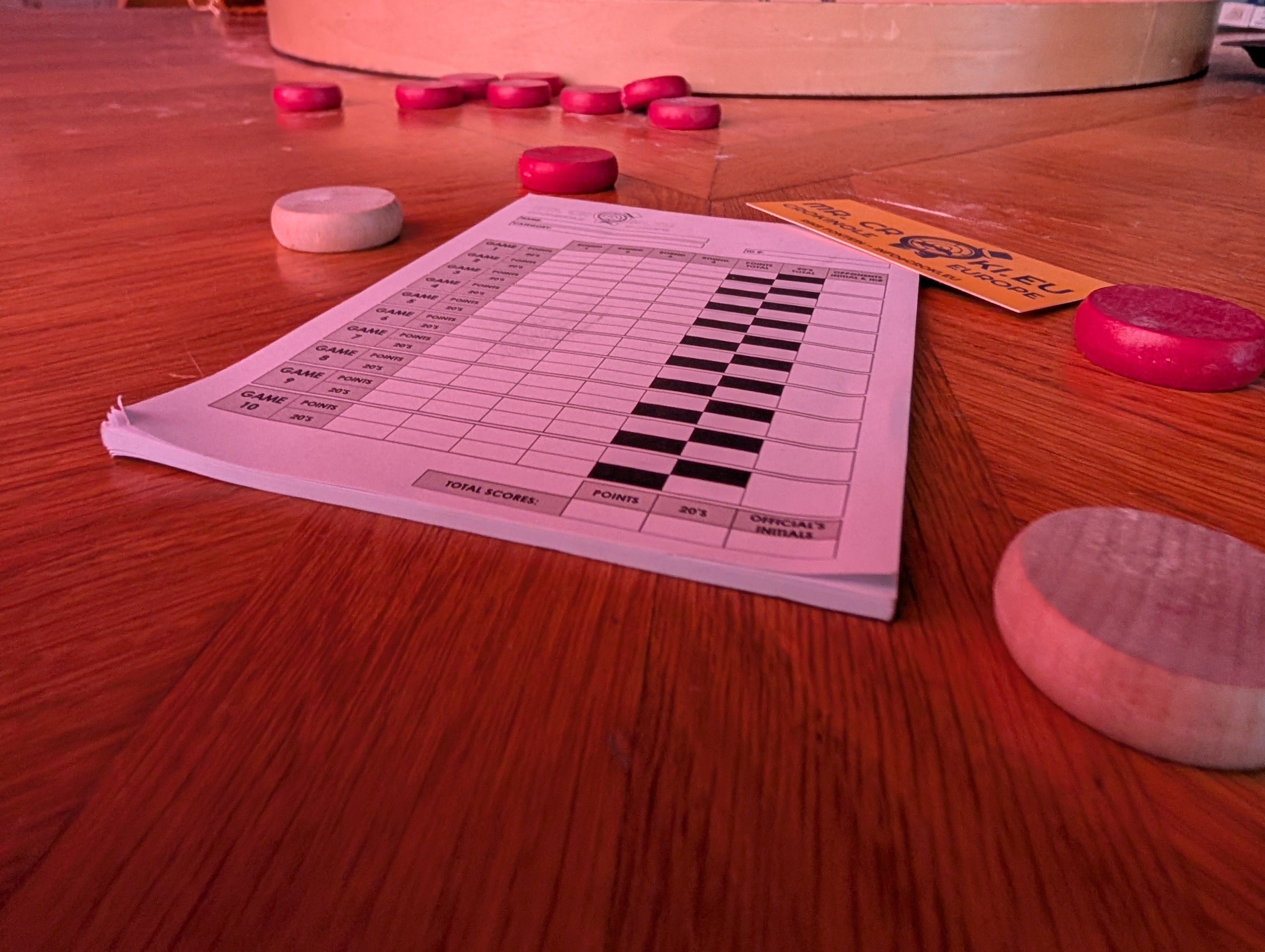 Guide to Crokinole Tournament Scoring – Crokinole Europe