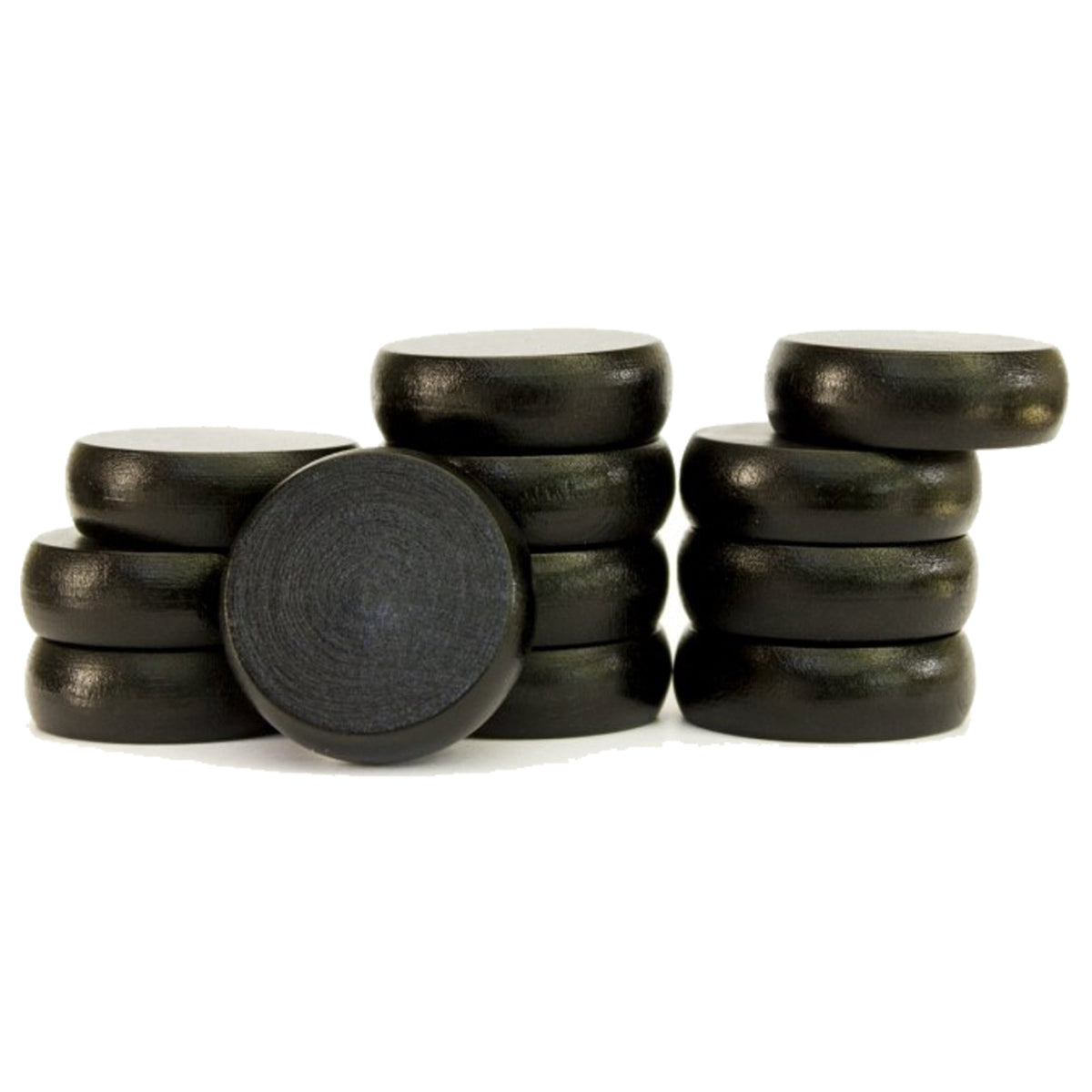 Crokinole Tournament Discs - Set of 13 Black Discs – Crokinole Europe